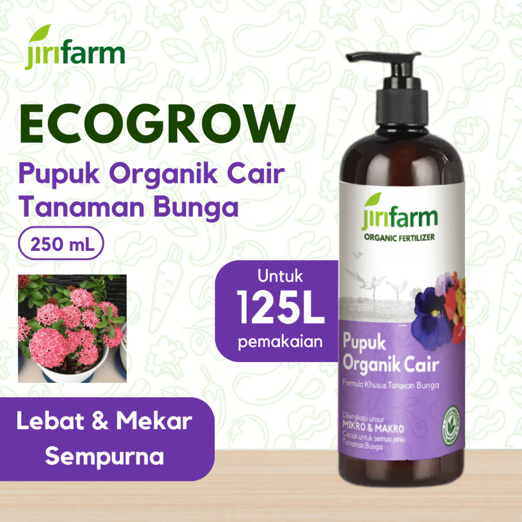 Jual JIRIFARM - Pupuk Organik Cair Tanaman Bunga 250mL POC Kompos ...