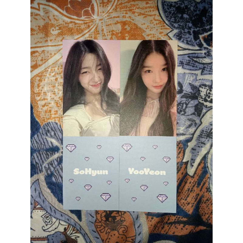 Jual tripleS Sohyun Yooyeon bookmark benefit winner soundwave photocard ...