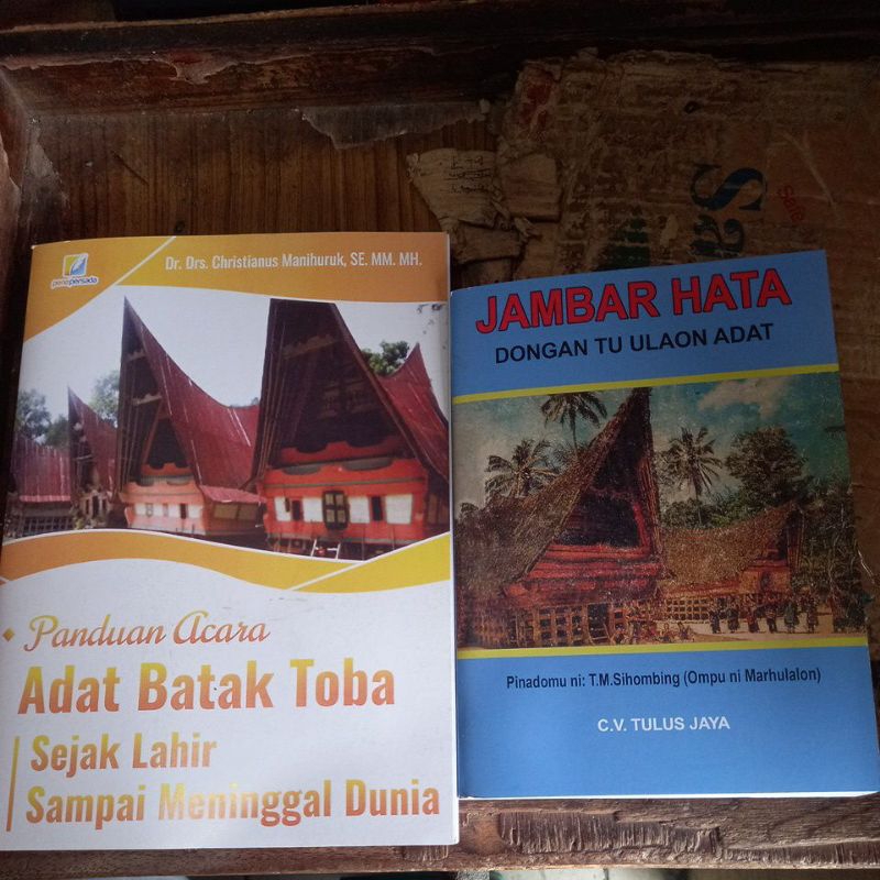 Jual Paket 2 Buku Adat Batak Toba : Jambar Hata dohot Tu Ulaon Adat ...