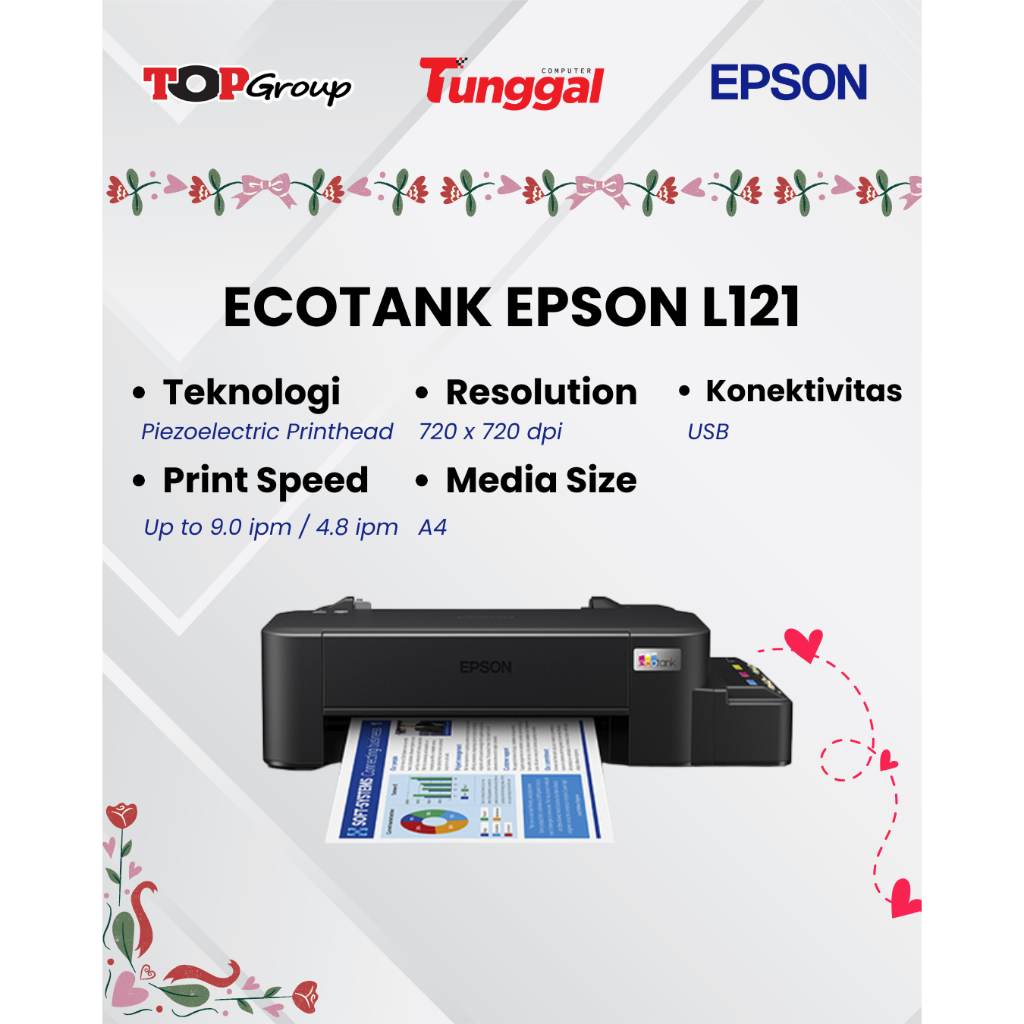 Jual Printer Epson L121 pengganti Epson L120 | Shopee Indonesia