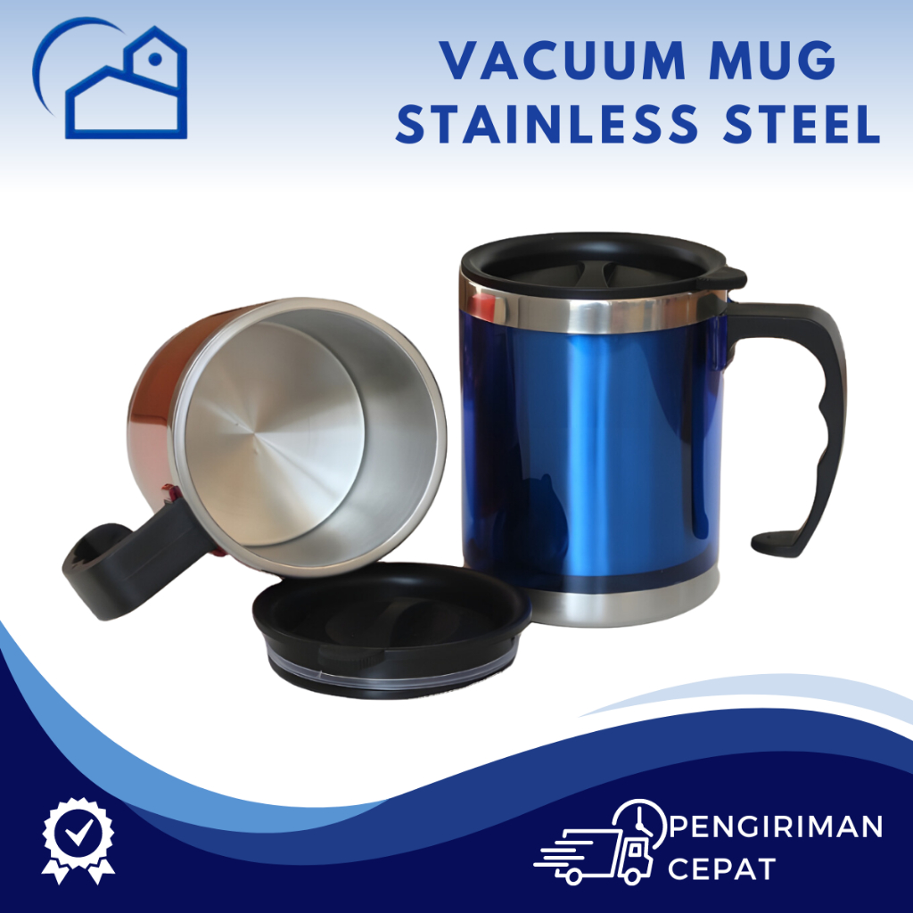 Jual Gelas Mug Vacuum Cup Stainless Steel / Vacum Gelas Mug Coffee ...
