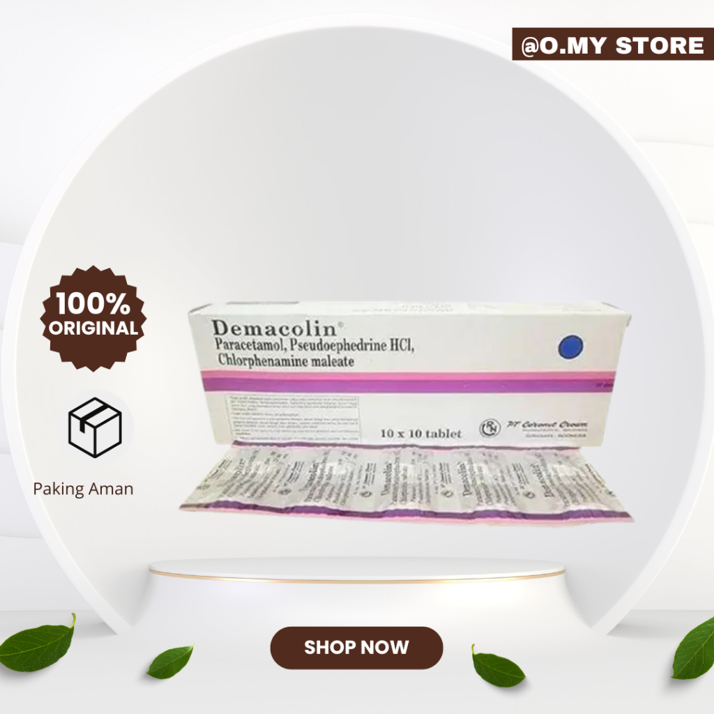Jual DEMACOLIN TABLET - BOX | Shopee Indonesia