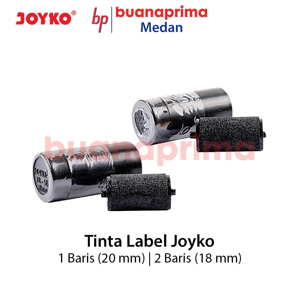 Jual TINTA ALAT LABEL JOYKO Roll 1 dan 2 Baris IR-18 IR-20 Ink Roll ...