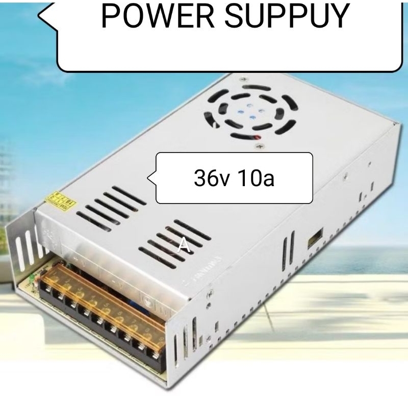 Jual POWER SUPPLY 36V 10A/ PSU 36V 10A SWITCHING POWER ADAPTOR 36VOLT 10 AMPERE / 36... | Shopee ...