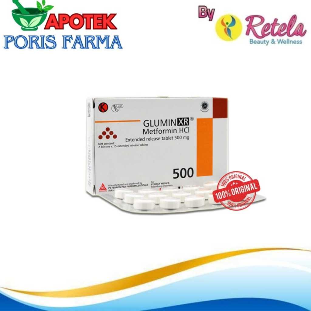 Jual Glumin XR 500MG 1 Strip 15 Tablet | Shopee Indonesia