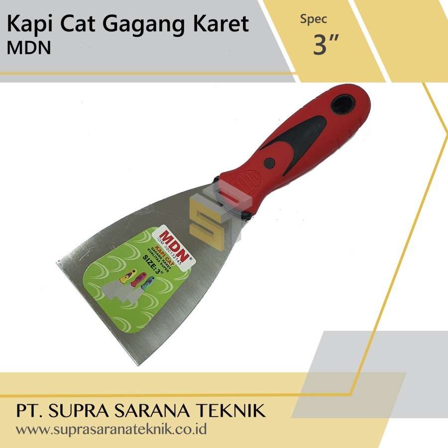 Jual Kapi Besi Cat 3" / Scrapper 3 Inch/ Kape Skrap Gagang Karet ...
