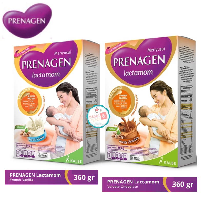 Jual Susu Ibu Menyusui Prenagen Lactamom 360gram Rasa Vanilla dan ...