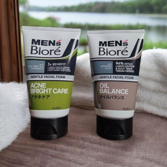 Jual MENS BIORE FACIAL FOAM 100GR NON SCRUB SABUN PEMBERSIH WAJAH PRIA | Shopee Indonesia