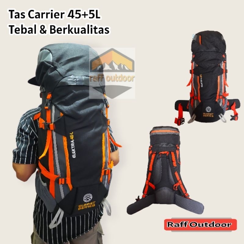 Jual Tas Gunung Carrier 45L+5L Liter Elektra Tas Ransel Tas Mudik | Shopee Indonesia