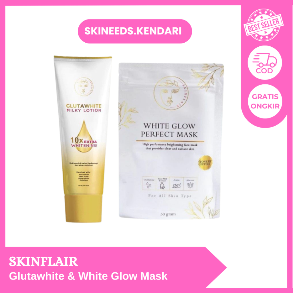 Jual [READY SIAP KIRIM] SKINFLAIR GLUTA WHITE MILKY LOTION - LOTION ...