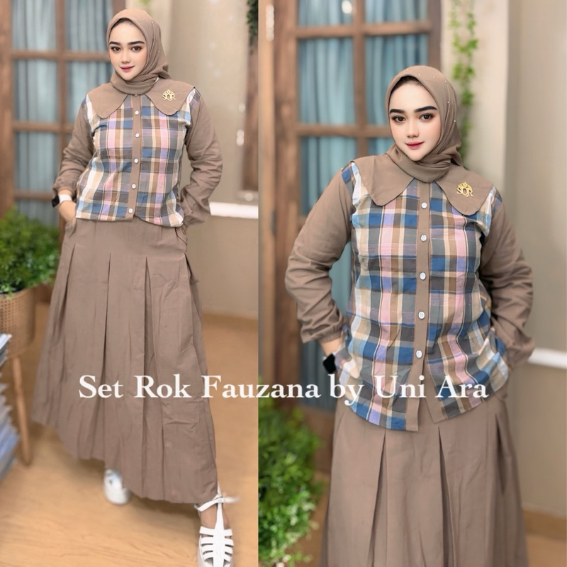 Jual Uni Ara - Set Rok Triset ( Fauzana ) Set Rok Premium || Set Rok ...