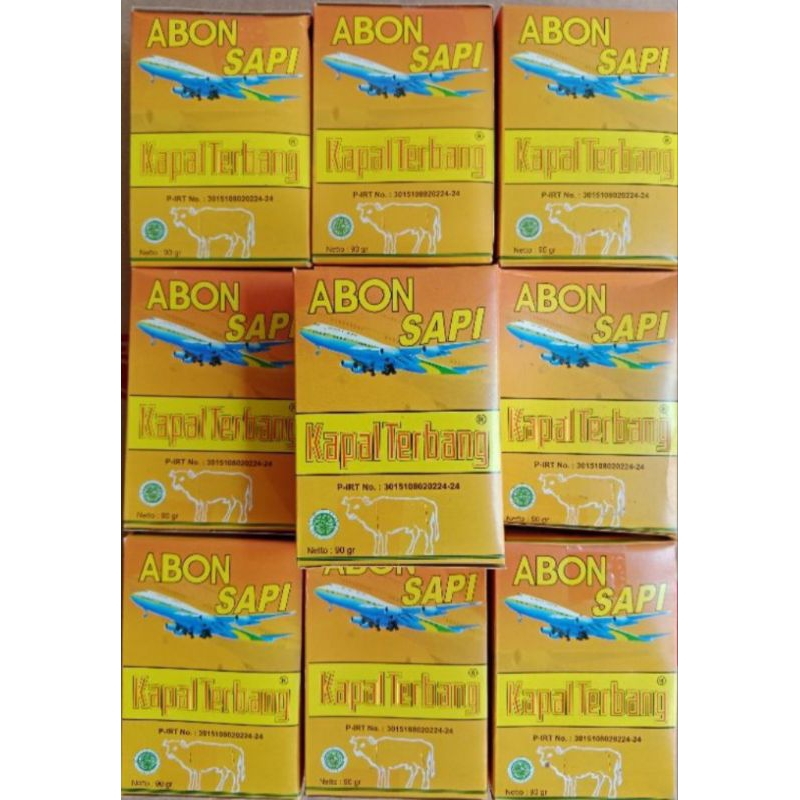 Jual Abon Sapi Cap Kapal Terbang 90gr 1 pack | Shopee Indonesia