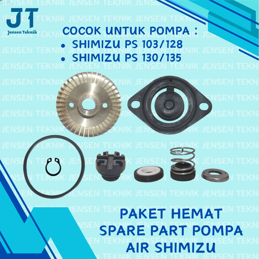 Jual Spare Part Pompa Air Shimizu PS 128/130/135/103 Paket Hemat ...
