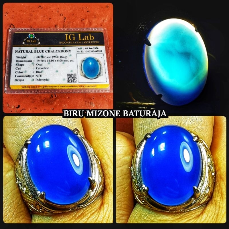 Jual natural biru tinta baturaja kelas kontes HQ ( SERAT KURO KURO ...