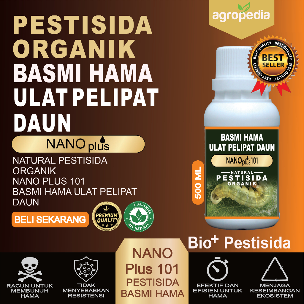 Jual Pestisida Organik Cair / Pembasmi Hama Ulat Grayak / Pestisida ...