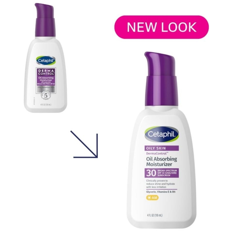 Jual CETAPHIL DERMACONTROL Oil Absorbing Moisturizer with SPF 30 118 ML ...