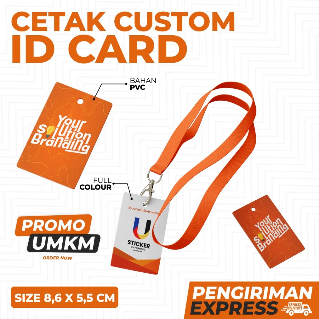 Jual ID CARD CUSTOM | PHOTOCARD | NAME TAG | MEMBER CARD | VISITOR CARD | KARTU ANGGOTA | KTA ...