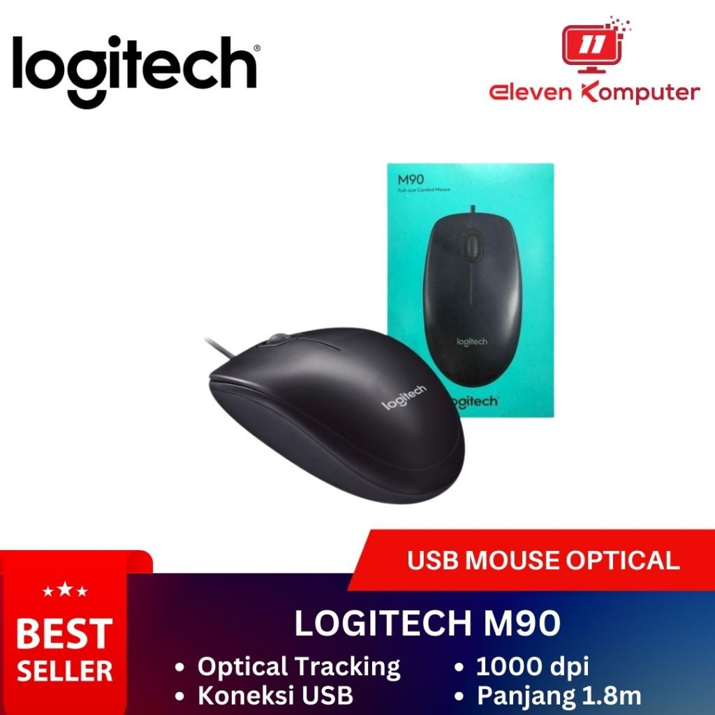 Jual Mouse USB Logitech M90 - Murah Berkualitas | Shopee Indonesia