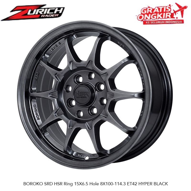 Jual Velg Mobil R15 Hsr Boroko Srd Pelek Racing Ring 15 Ce28 Untuk Confero Yaris Xenia Livina ...