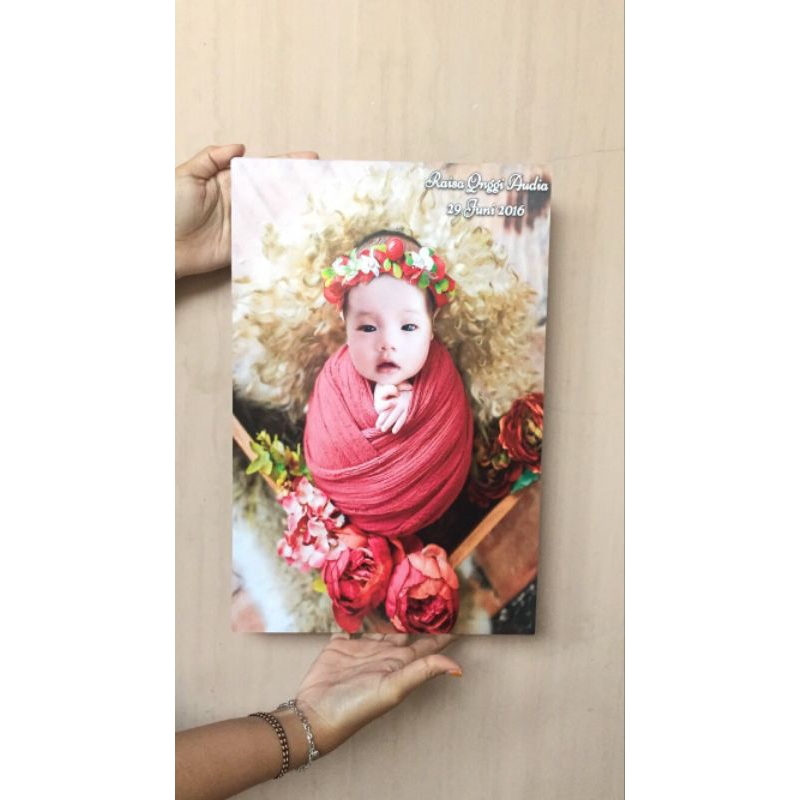 Jual CETAK FOTO PLUS PAPAN MDF STIKER GLOSSY 15R | Shopee Indonesia