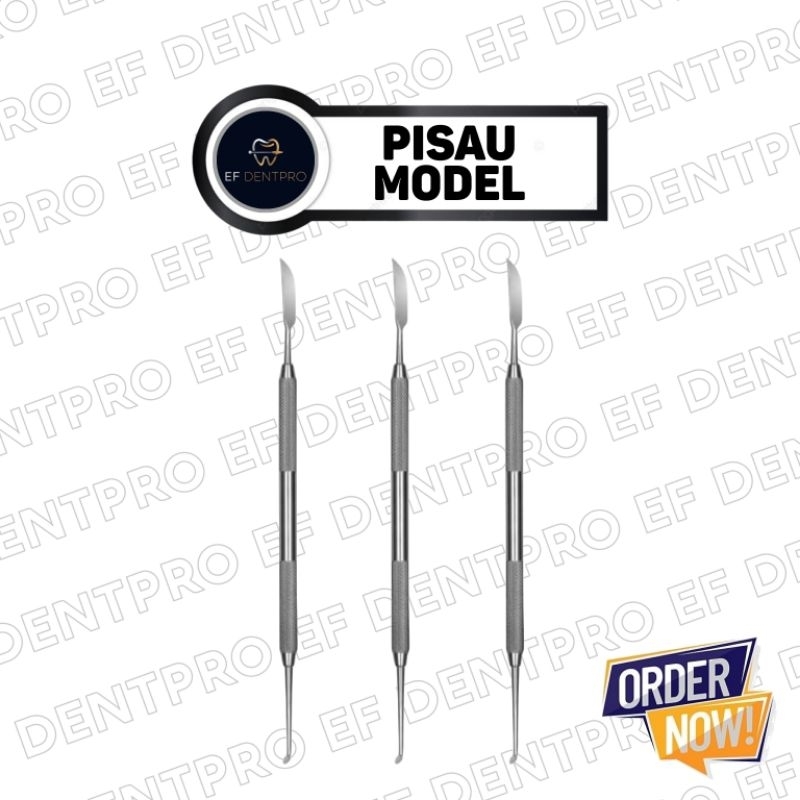 Jual PISAU MODEL DENTAL LECRON LEKRON CROWNMESS CROWN MESS WAX PROSTO ...