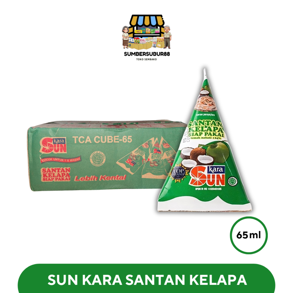 Jual SUN KARA 65ML Santan Kelapa (Isi 36 Pcs) | Shopee Indonesia