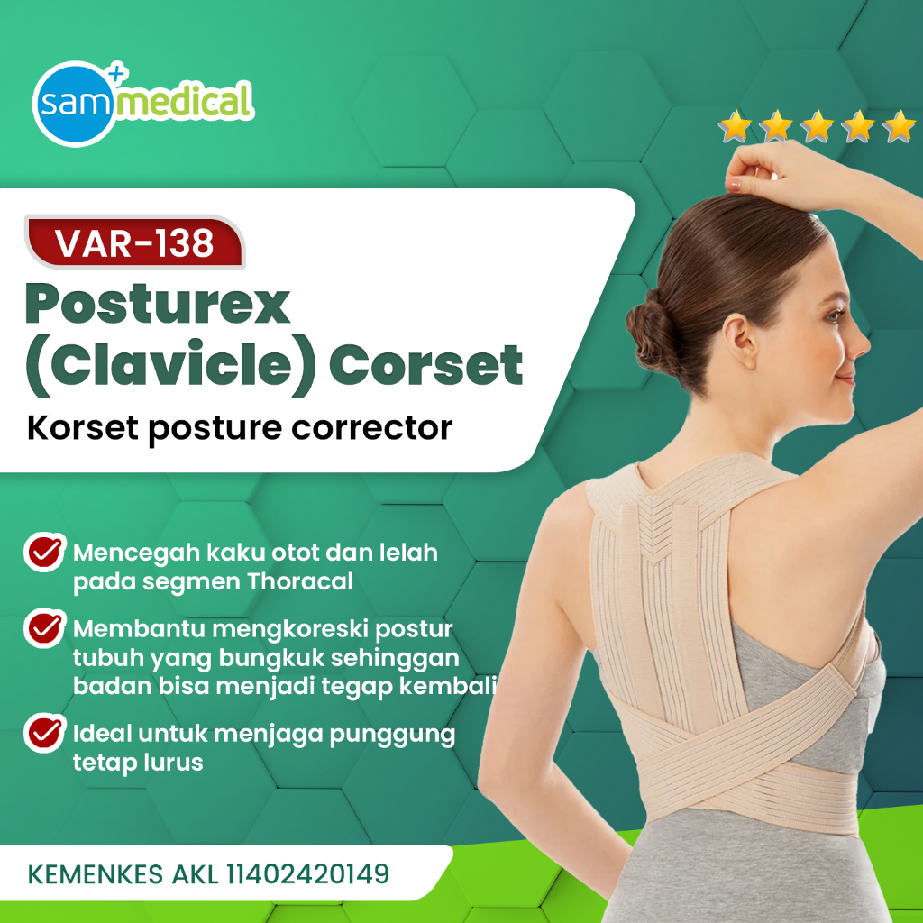 Jual Variteks Clavicle Brace - VAR 138 / Posturex Corset / Korset ...