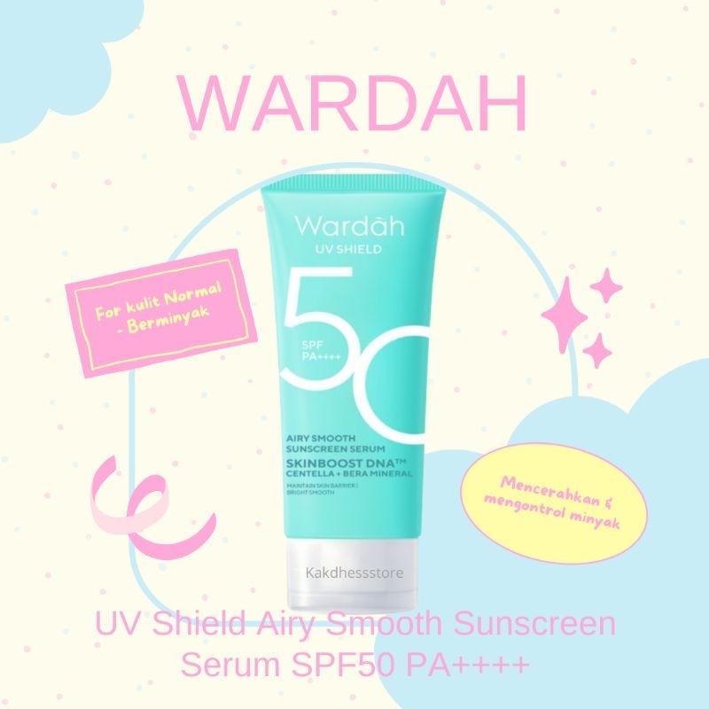 Jual Beli 1 Gratis 1 - Wardah UV Shield Airy Smooth Sunscreen Serum SPF50 PA++++ FREE Lightening ...