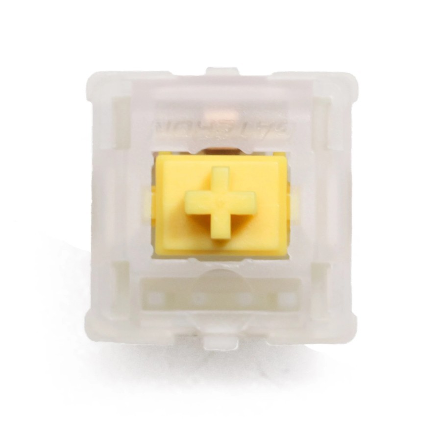 Jual Gateron CAP Milky Yellow v2 Switch Keyboard Linear - PCB Mount ...