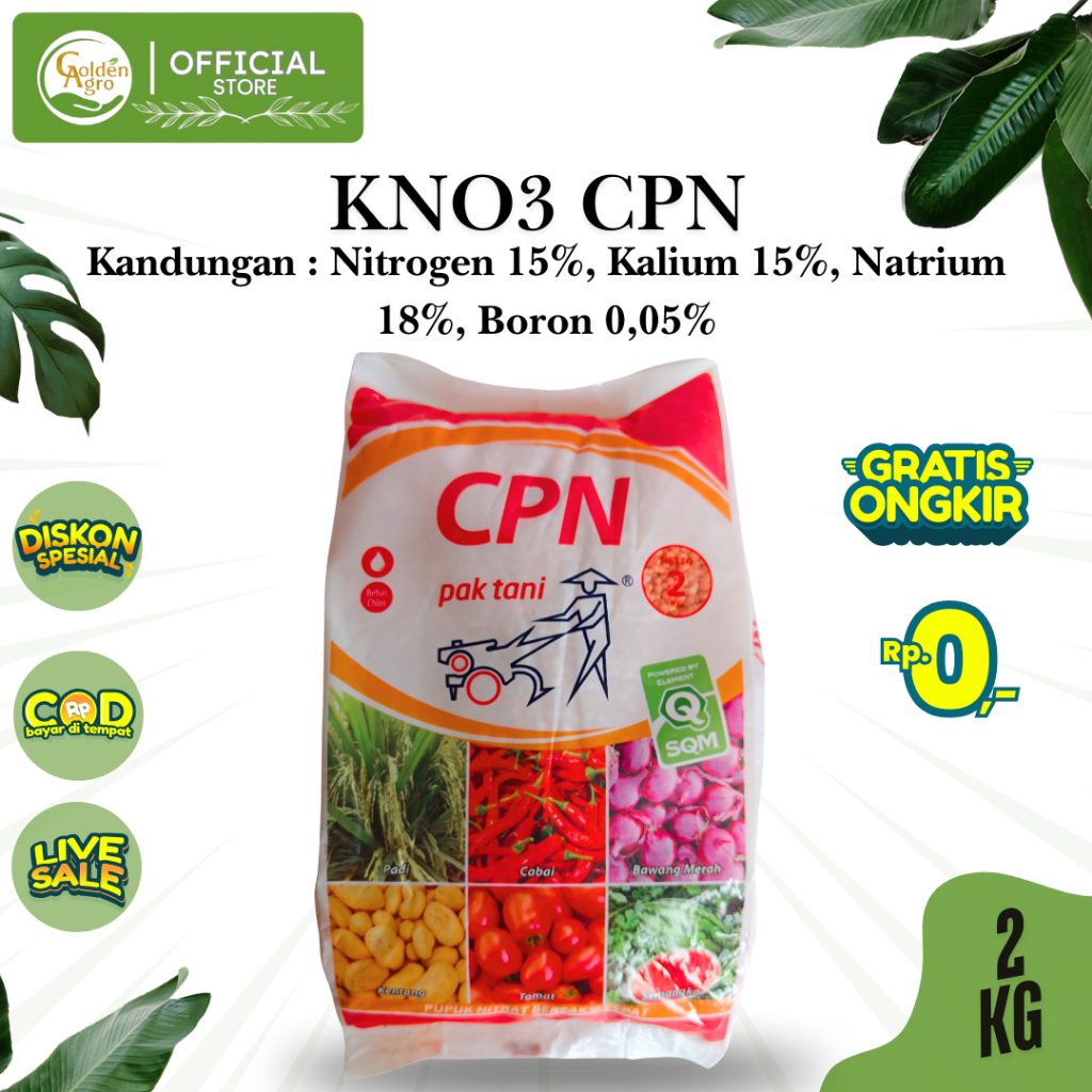 Jual PUPUK KNO3 MERAH PAK TANI CV SAPROTAN UTAMA 2KG | Shopee Indonesia