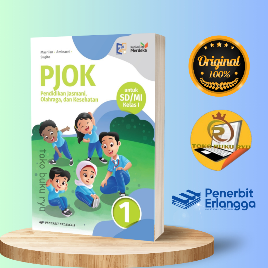 Jual Buku PJOK Kelas 1 2 3 4 5 6 SD Kurikulum Merdeka Erlangga | Shopee Indonesia