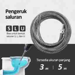 Jual IDEELAB Alat Jepit Kawat Pembersih Saluran Mampet Adaptor Bor Pipa Air Wastafel Pipe ...