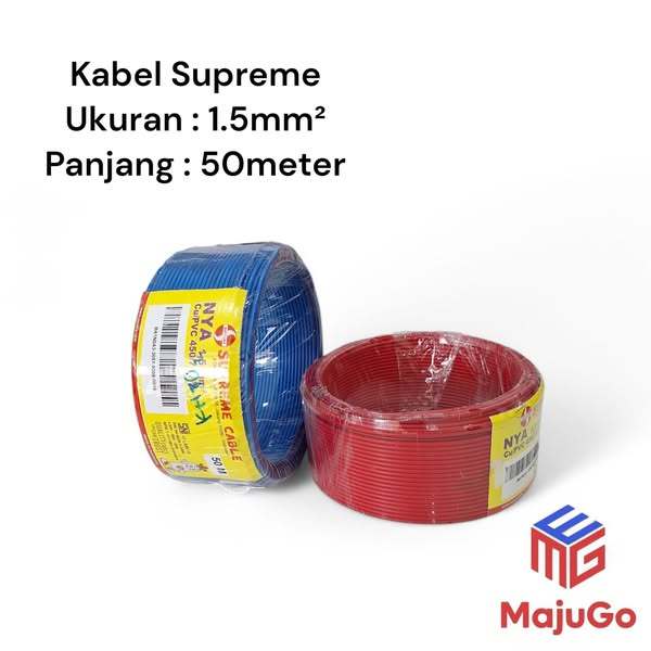 Jual Kabel Supreme NYA Ukuran 2,5mm Panjang 50 Meter | Shopee Indonesia