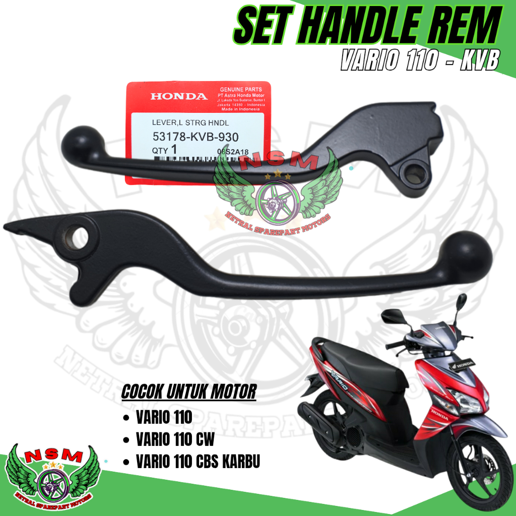 Jual PAKET 2 JENIS HANDEL KANAN VARIO 110 + HANDLE REM KIRI VARIO 110 ...