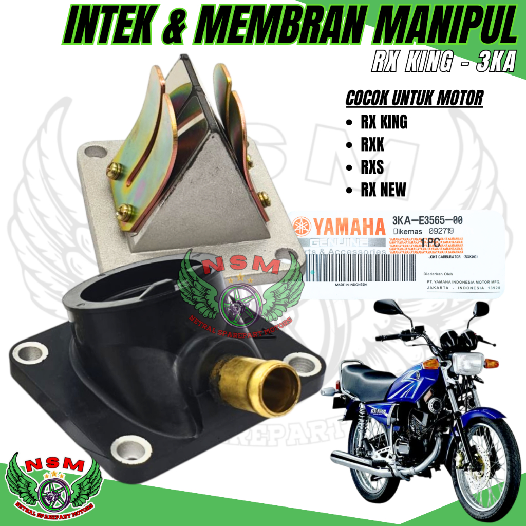 Jual PAKET 2 JENIS 3KA INTEK MANIPUL RX KING + MEMBRAN ASSY RX KING ...