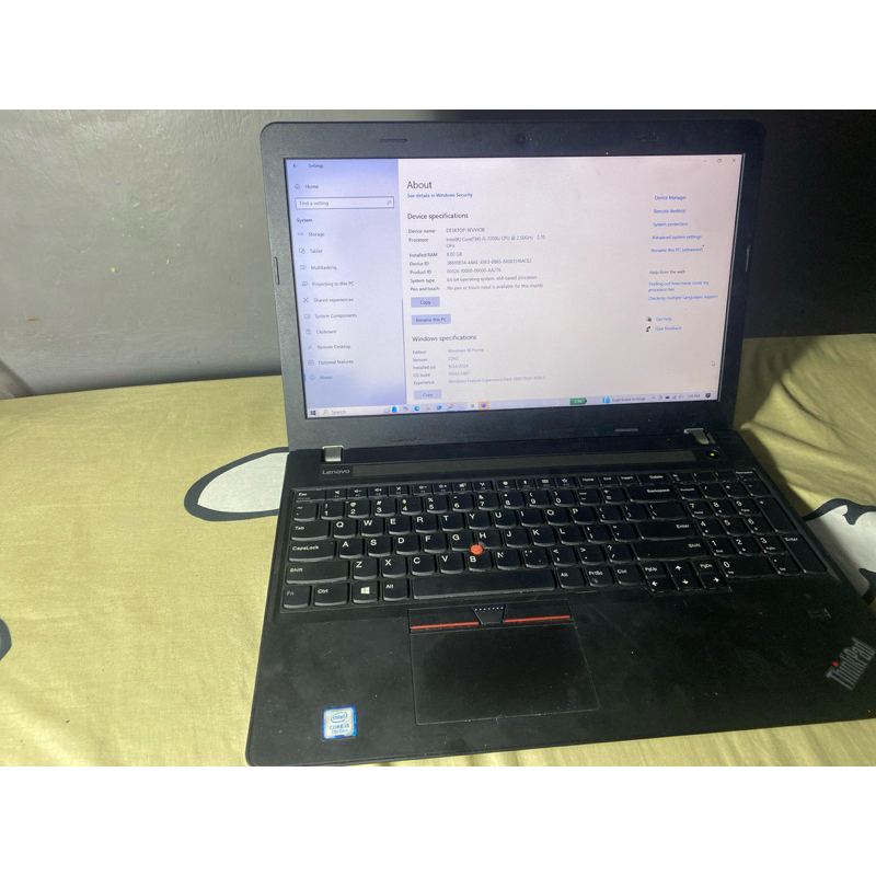Jual LENOVO THINKPAD E570 core i5 7200u 8gb-256gb | Shopee Indonesia