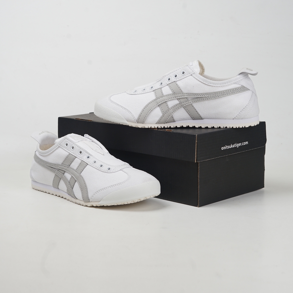 Jual Sepatu Sneakers Onitsuka Mexico 66 Slip On White Light 100% BNIB ...