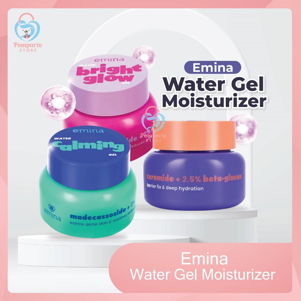 Jual Emina Water Gel Moisturizer Series - Calming / Barrier Balancing ...