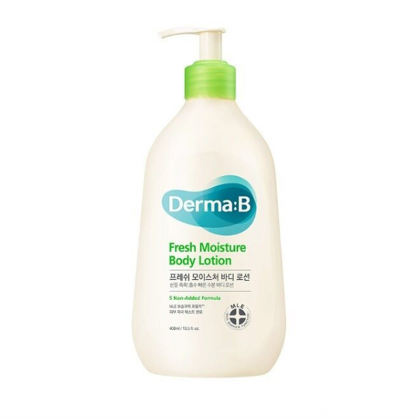 Jual Derma B Fresh Moisture Body Lotion 400ml | Shopee Indonesia
