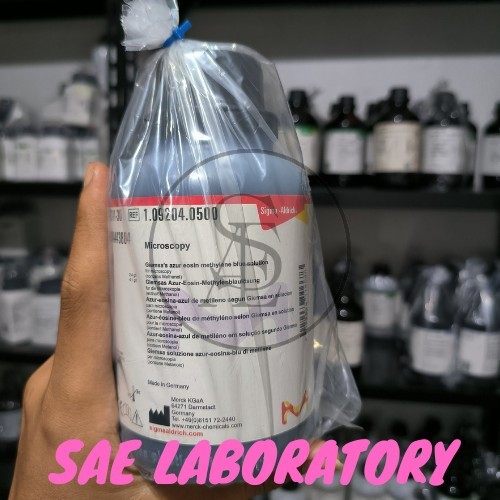 Jual GIEMSA'S AZUR EOSIN METHYLENE BLUE MERCK 1.09204.0500 MERCK 109204 500ML | Shopee Indonesia