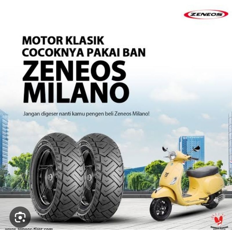 Jual ban tubles zeneos milano series ring 10-11-12-13 free pentil ...