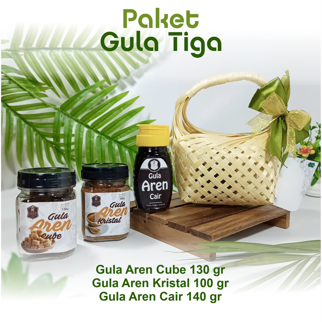 Jual Hampers Gula Aren Ukuran Sedang (isi 3 item) dari Pawon Arep ...