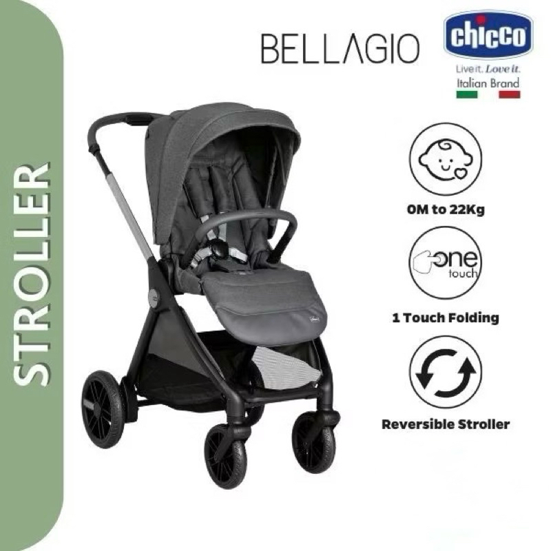Jual CHICCO Bellagio Stroller / Reversible Stroller / Stroller Dua Arah ...