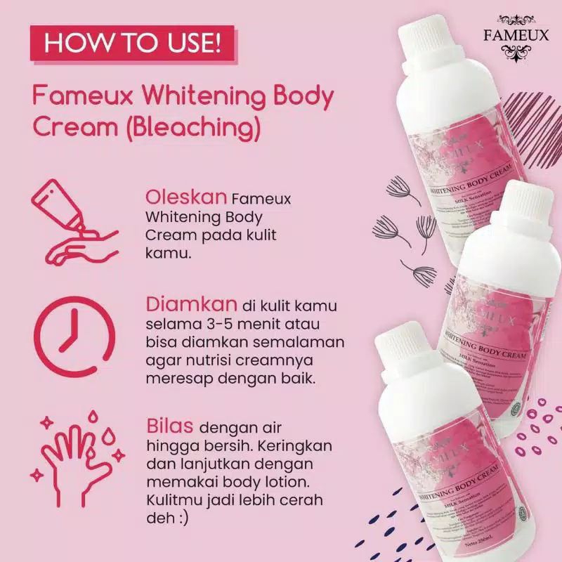 Jual WHITENING BODY CREAM/BLEACHING BADAN 250g | Shopee Indonesia
