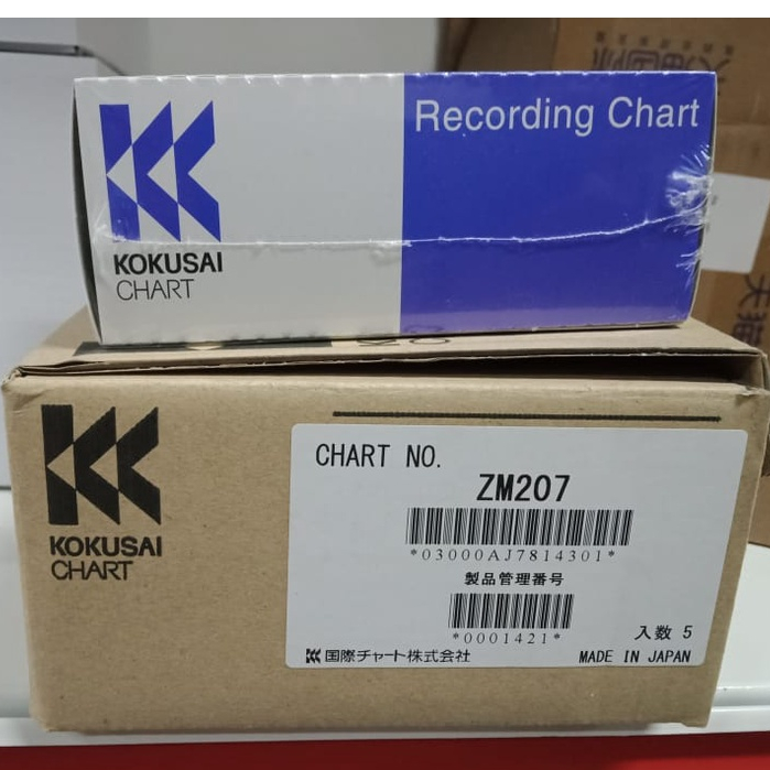 Jual Kokusai Chart ZM207 Chart Paper / Recording Chart (Z Fold) (5 Box ...