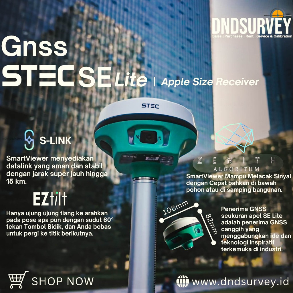Jual Gps Rtk Stec SE Lite Gnss Rtk Geodetik Baru Bergaransi | Shopee Indonesia