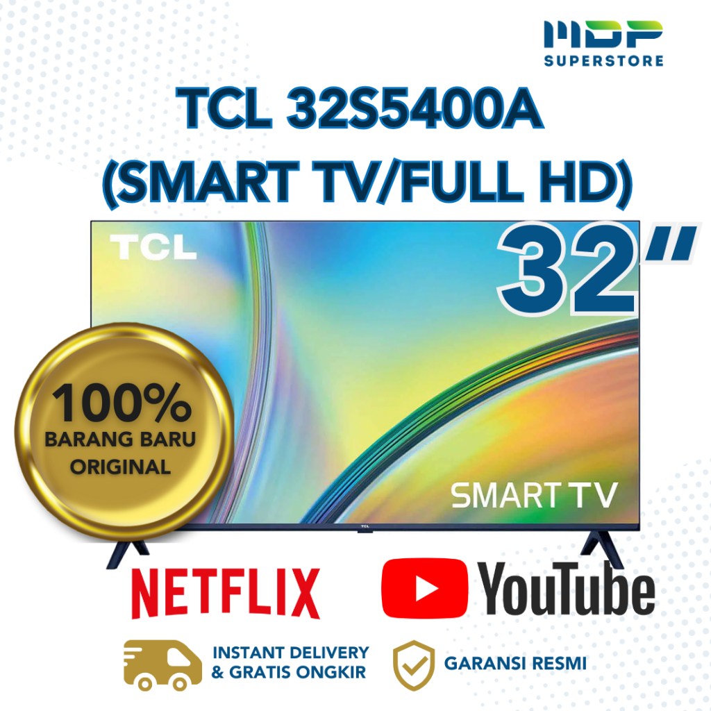 Jual LED TV TCL 32" 32S5400A (SMART TV/ FULLHD) FRAMELESS 32 INCH ...