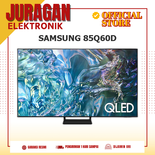 Jual SAMSUNG 85Q60D GOOGLE SMART TV 85 INCH 4K UHD QLED 85Q60D 85Q6 85Q60D | Shopee Indonesia