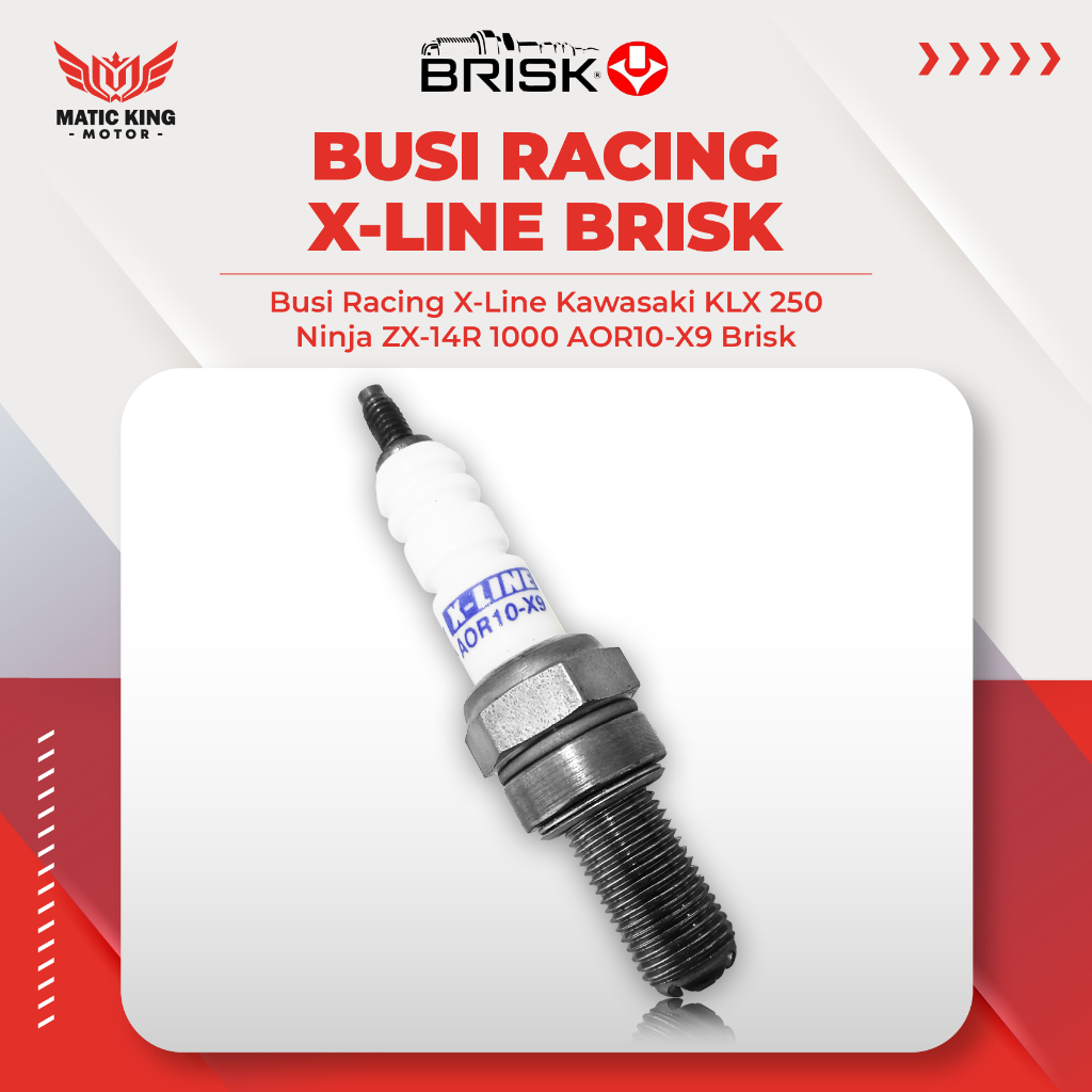 Jual Brisk Busi Motor X-Line Racing Kawasaki Ninja KLX Eliminator ...