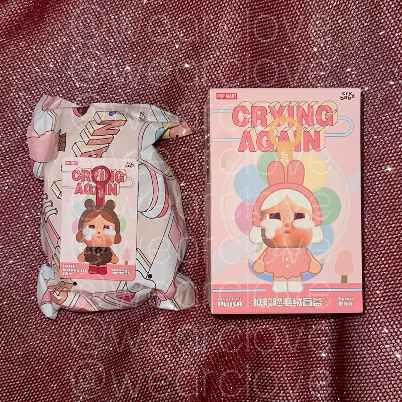 Jual POP MART CRYBABY Crying Again BEAR LOVE MAKES US CRY - Vinyl Face ...